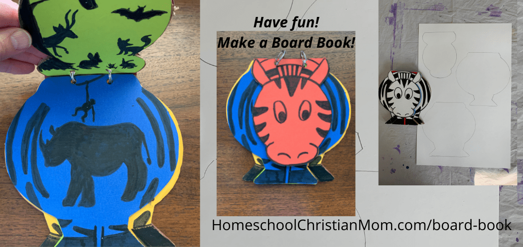 Homeschool Art Project: Board Book